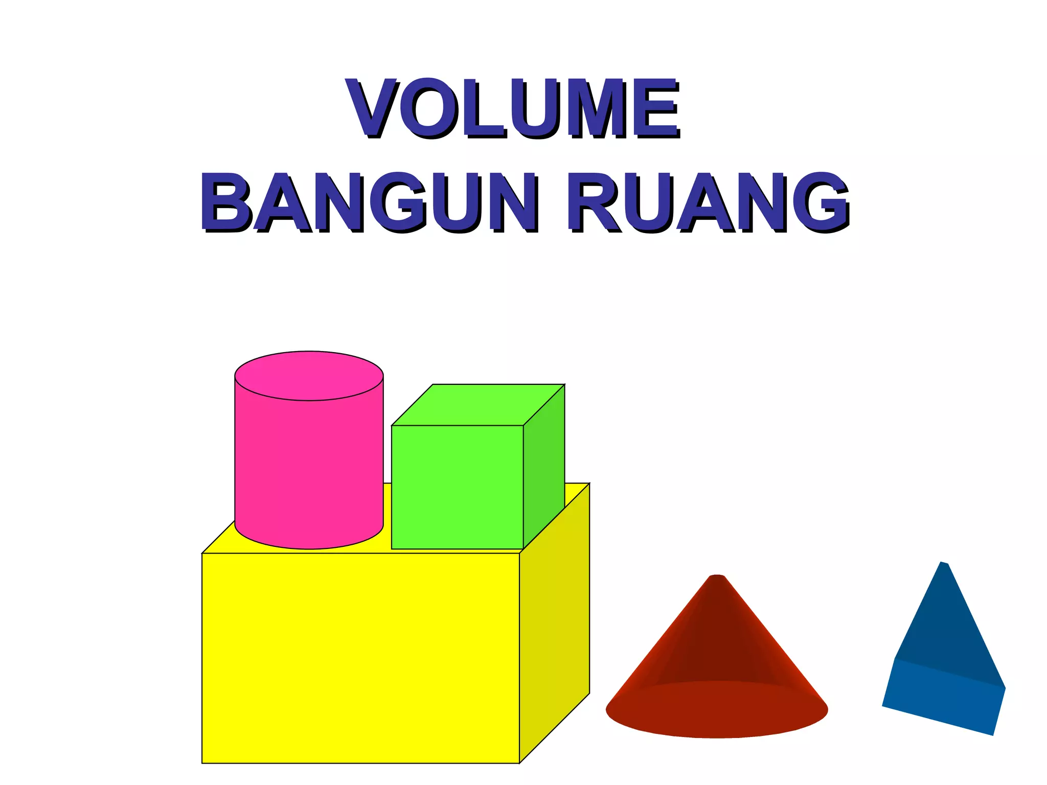 Volume bangun ruang sd 3 megawon | PPS