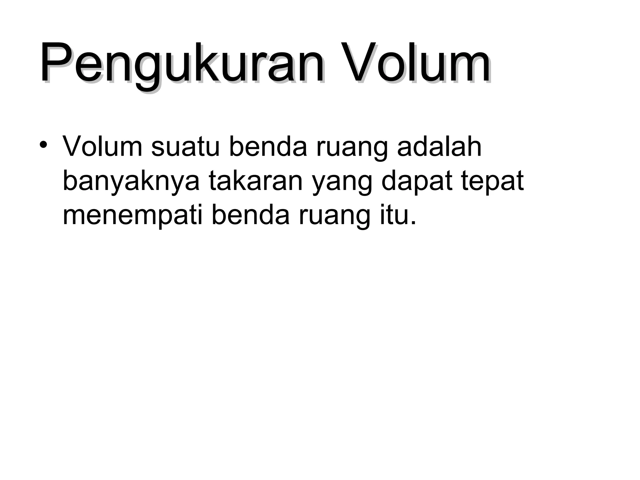 Volume bangun ruang sd 3 megawon | PPS