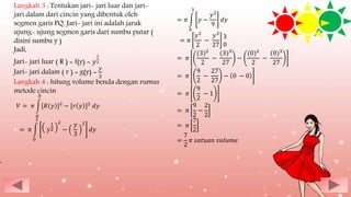 Volume benda putar cincin | PPTX