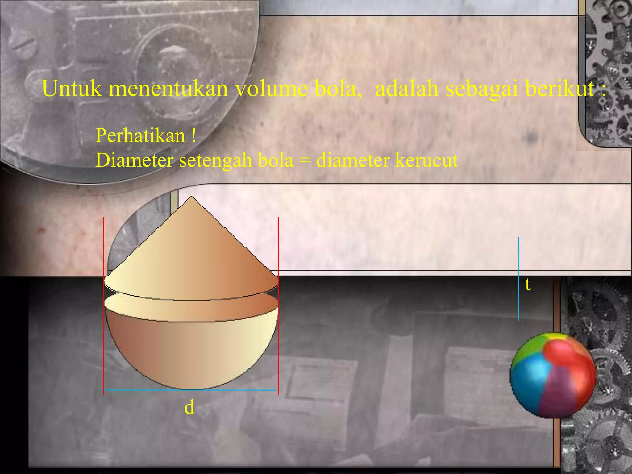 Volume bola | PPTX