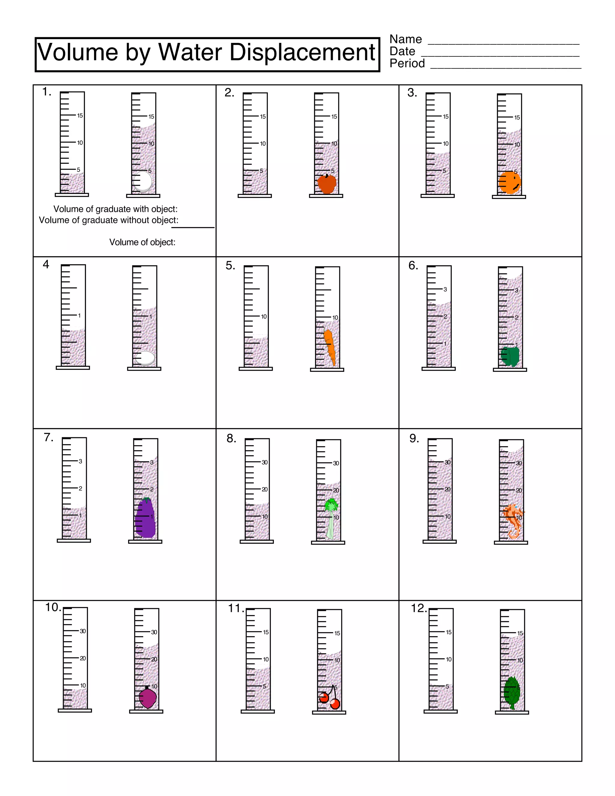 Volume by displacement | PDF