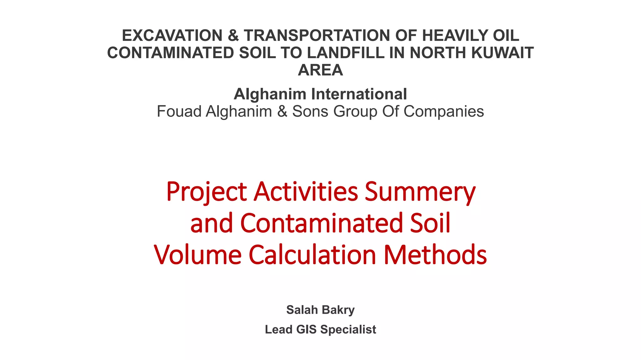 Contaminated Soil Volume calculation | PDF