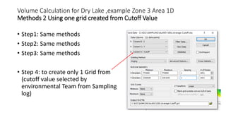 Contaminated Soil Volume calculation | PDF