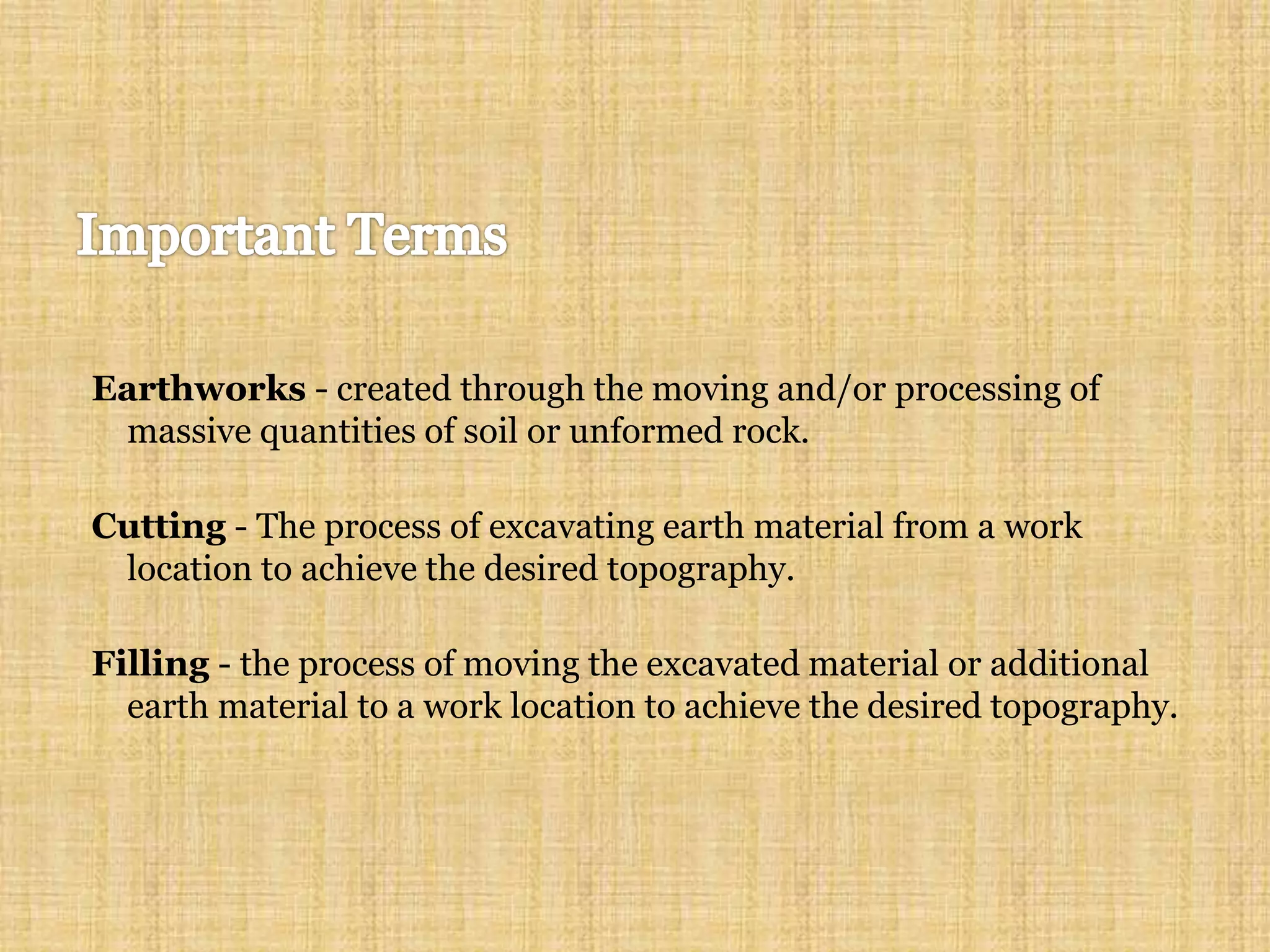 Earthwork Volume Calculation Methods | PPTX