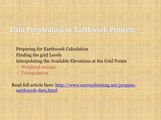 Earthwork Volume Calculation Methods | PPTX