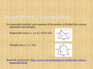 Earthwork Volume Calculation Methods | PPTX