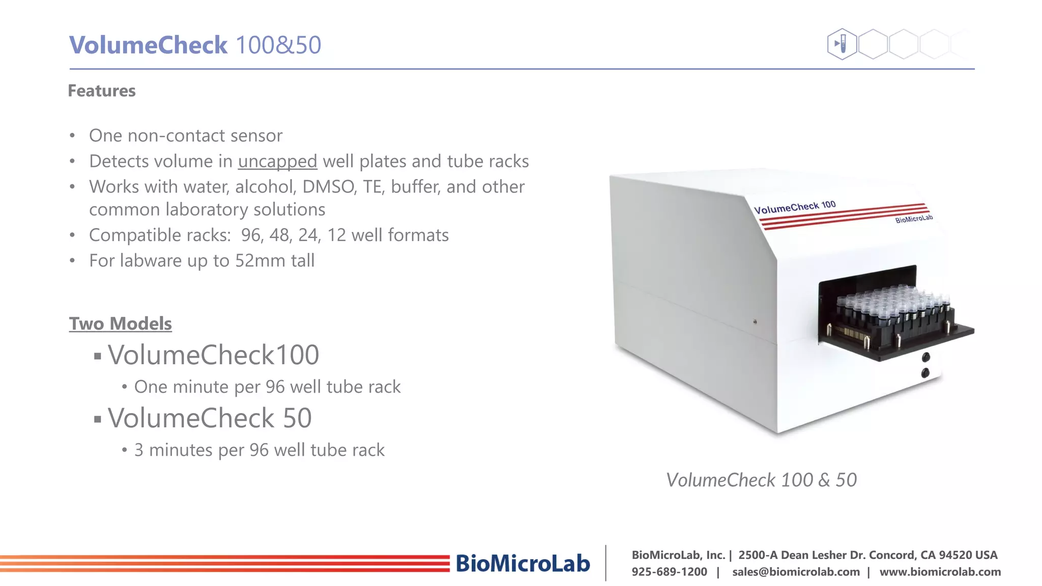Volume check 100 overview | PDF