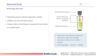 Volume check 100 overview | PDF