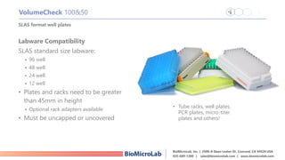 Volume check 100 overview | PDF