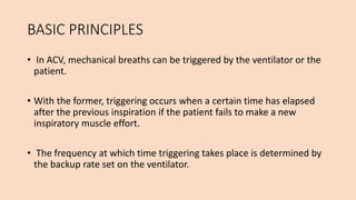 Volume control ventilation narthu | PPTX | Lung and Respiratory Health ...