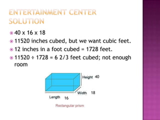 Volume definitions and examples | PPTX