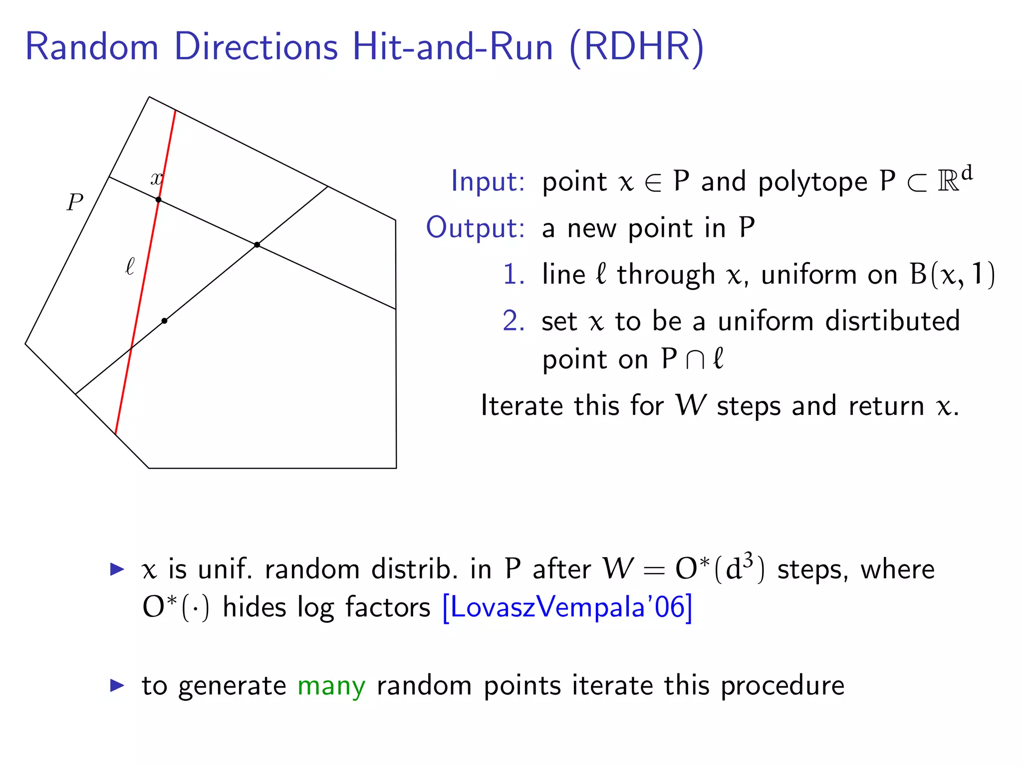 Volume and edge skeleton computation in high dimensions | PPT