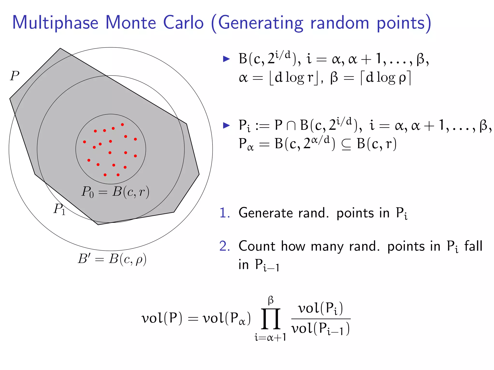 Volume and edge skeleton computation in high dimensions | PPT