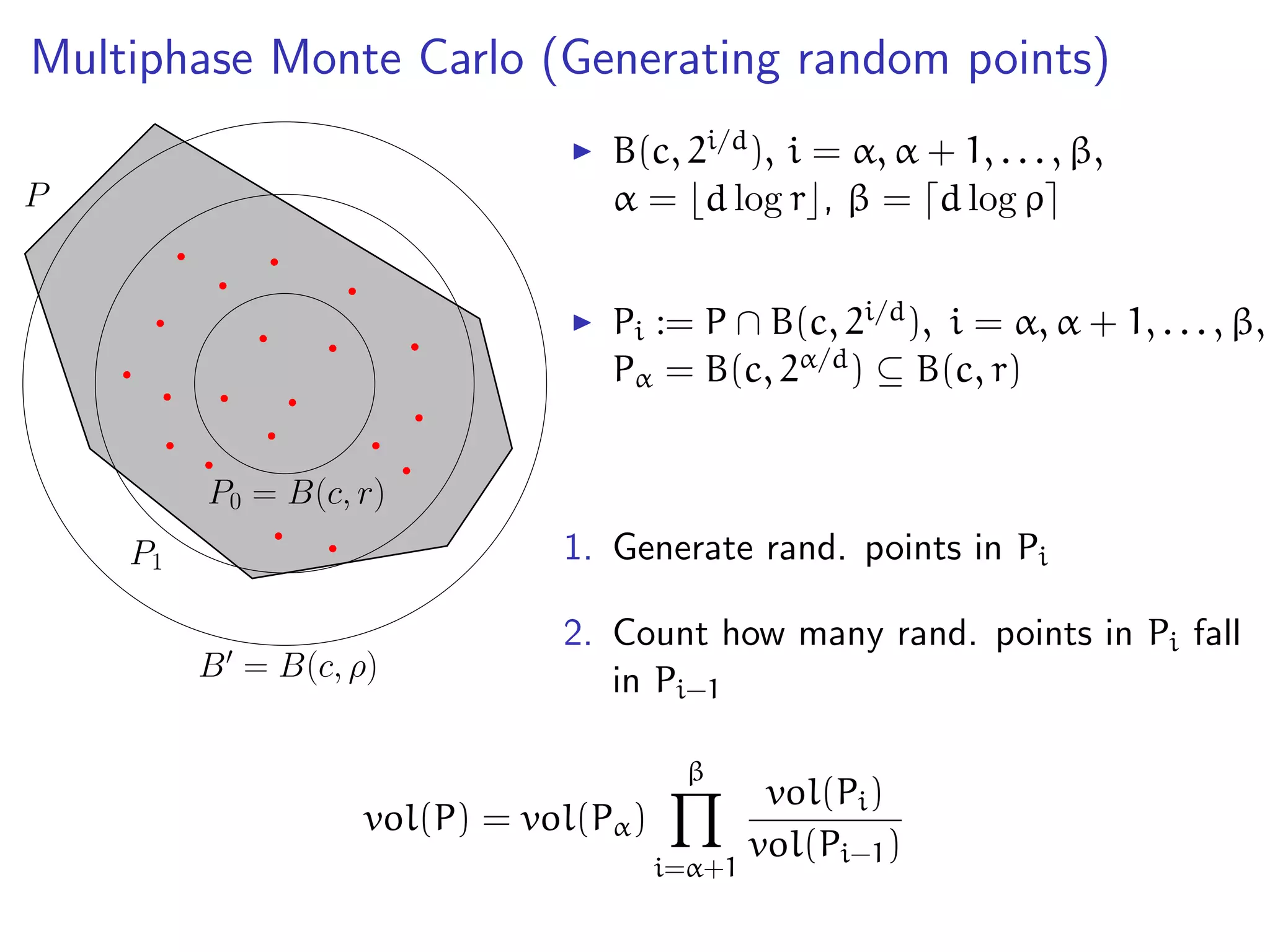 Volume and edge skeleton computation in high dimensions | PPT