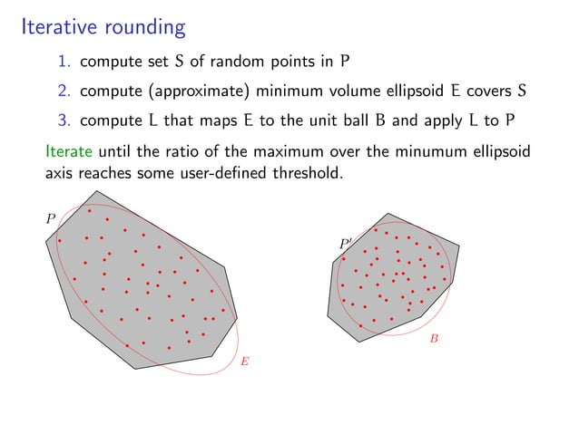 Volume and edge skeleton computation in high dimensions | PPT
