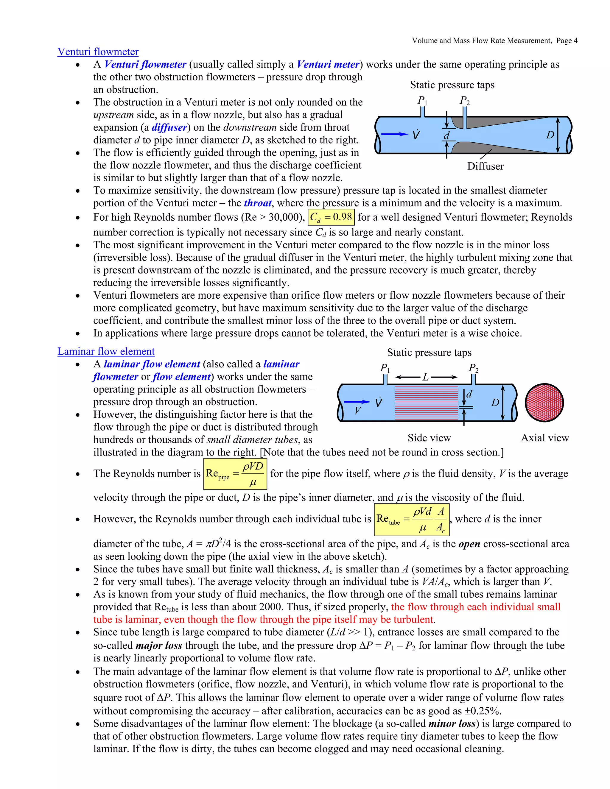 Volume flow rate_measurement | PDF