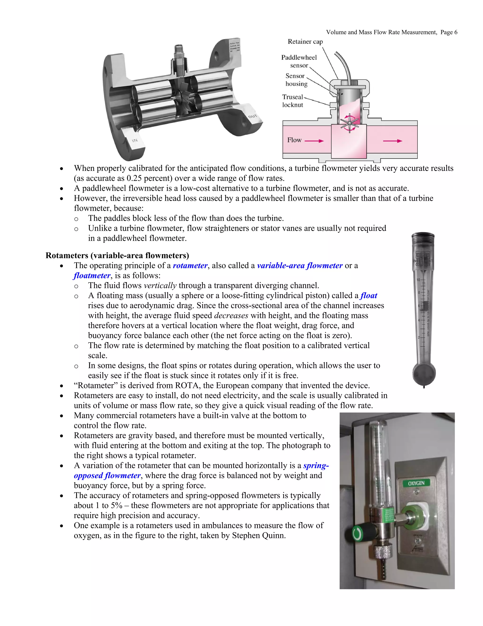 Volume flow rate_measurement | PDF