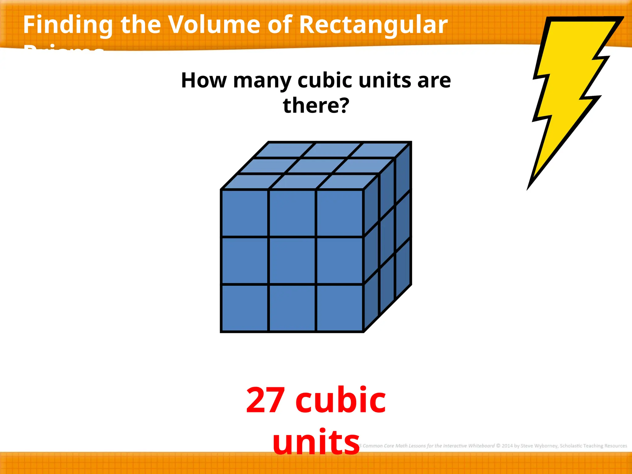 An introduction to volume of rectangular prism counting Cubes | PPTX