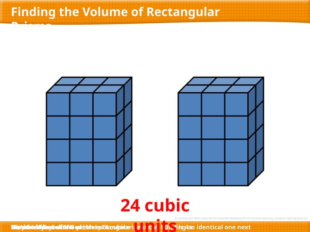 An introduction to volume of rectangular prism counting Cubes | PPTX