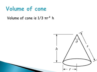 Volume formulas | PPTX