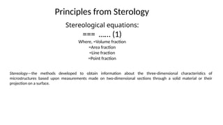 Volume Fraction of precipitates calculation | PPTX