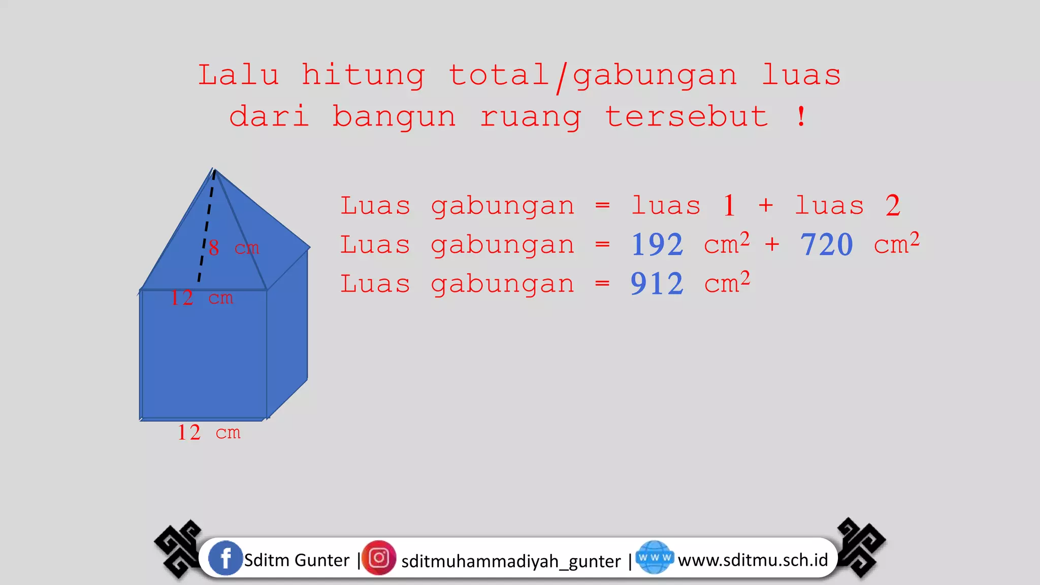 Volume gabungan bangun ruang | PPTX