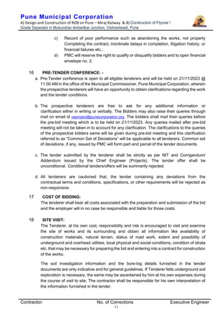 Vishrantwadi & Ghorpadi Tender documents | PDF
