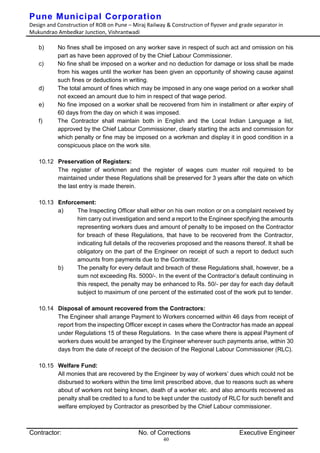 Vishrantwadi & Ghorpadi Tender documents | PDF