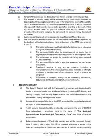 Vishrantwadi & Ghorpadi Tender documents | PDF