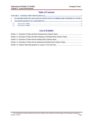 Volume I general documents | PDF