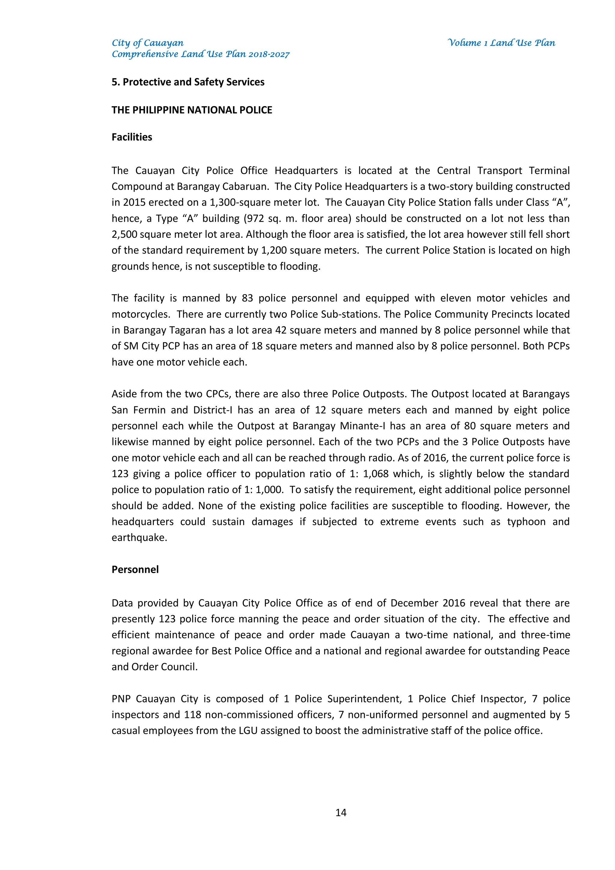 Volume I_ Land Use Plan of tagaytay city, | PDF