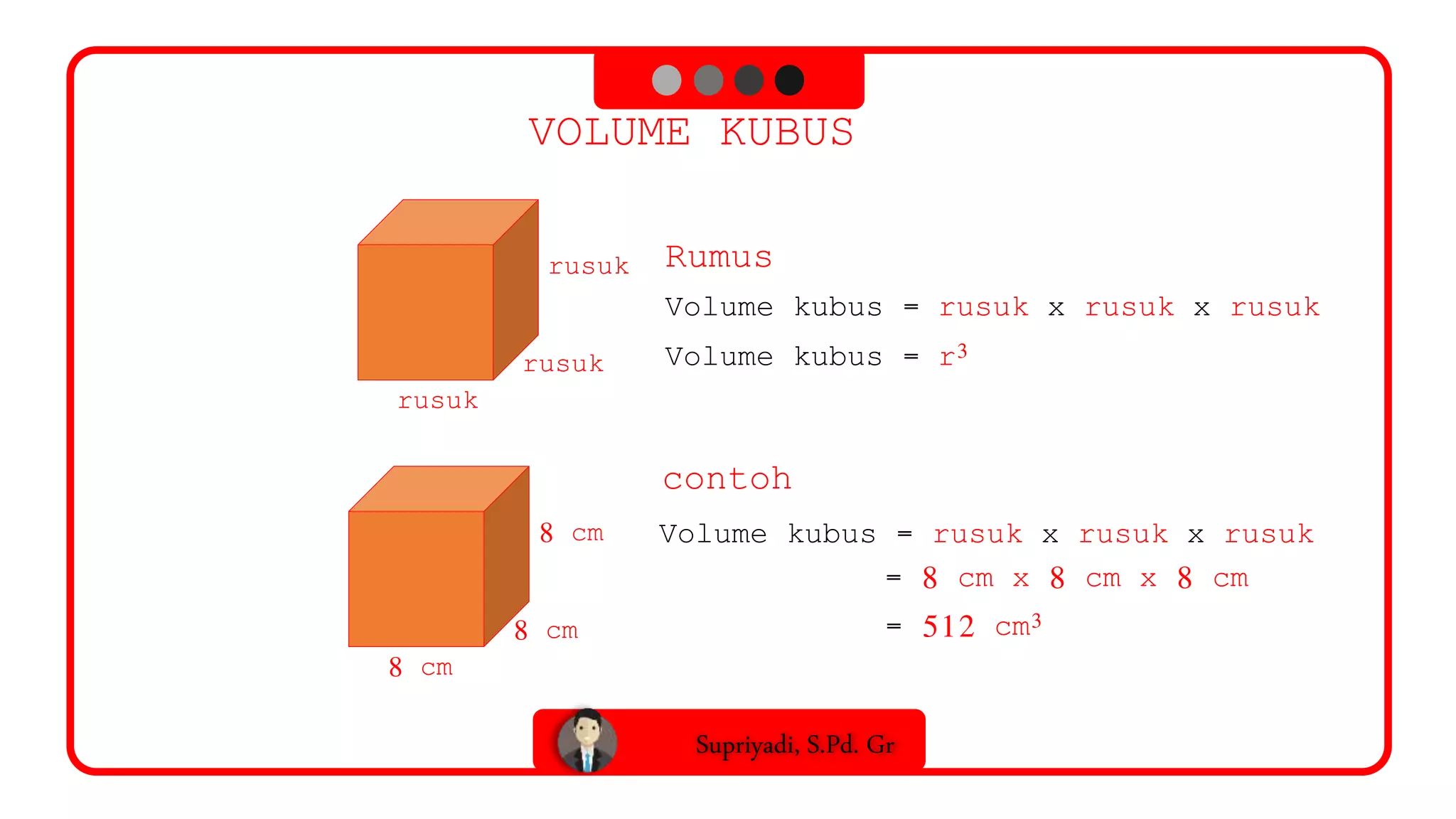 Volume kubus dan balok | PPTX