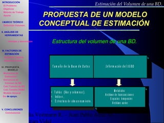 Volumen de Bases de Datos | PPT