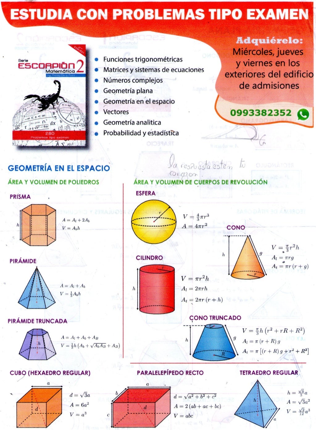 Volumen De Figuras Geometricas