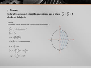 Volumen de solidos de revolucion | PPTX