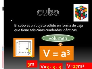 volumenes de figuras geometricas | PPTX
