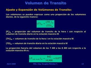 Volumenes ingenieria-de-transito | PDF