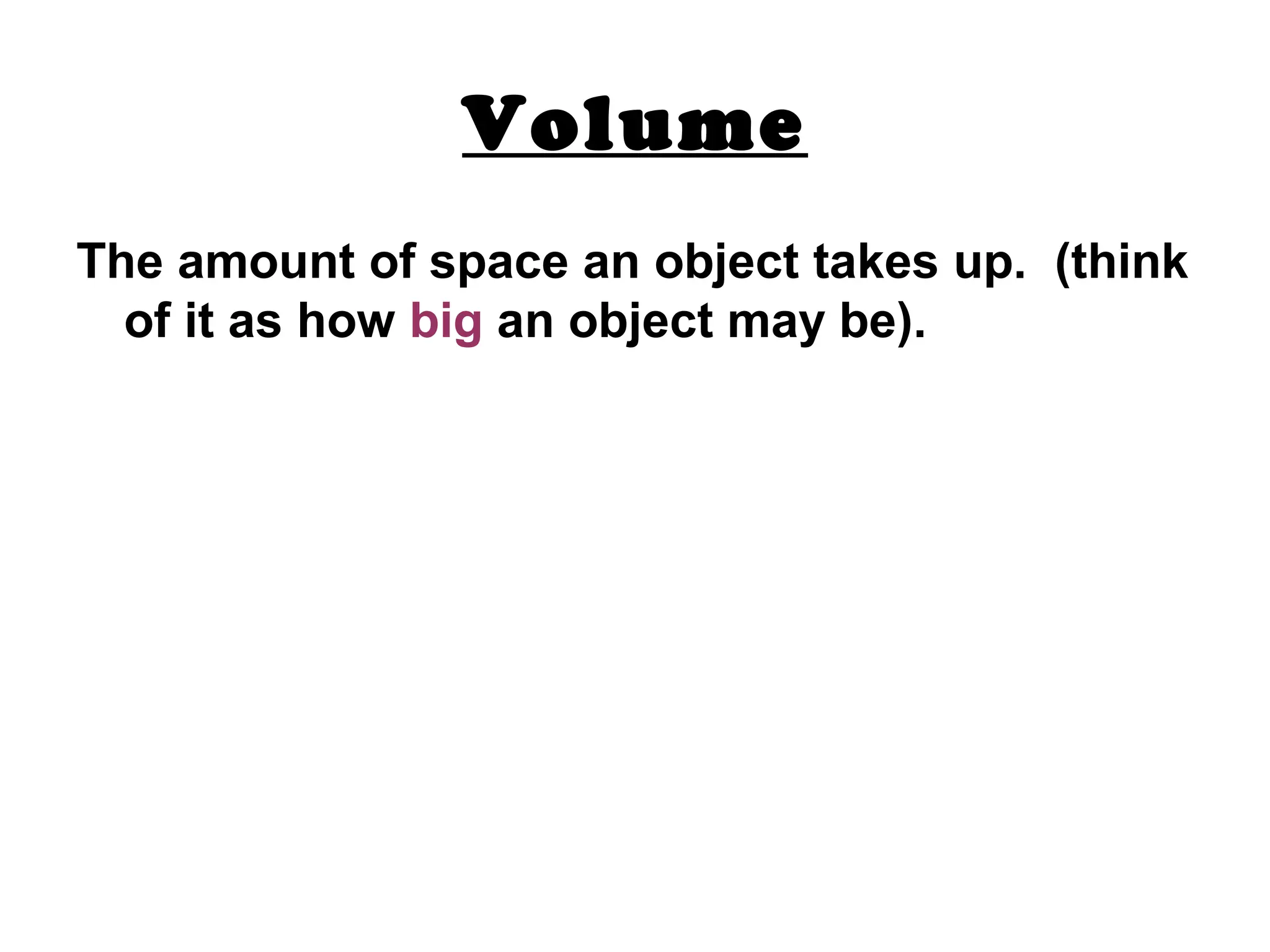 Volume notes | PPT