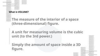 Volume of a Cone 8th grade mathematics 2nd quarter | PPTX