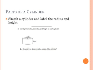 Volume of cylinders | PPTX