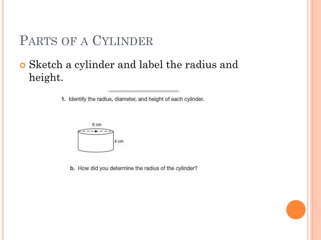 Volume of cylinders | PPTX | Physics | Science