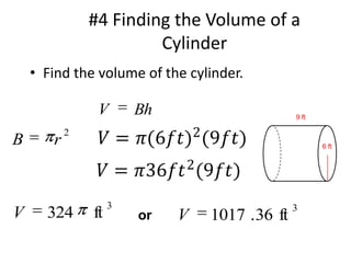Volume of cylinders cones and spheres edmodo | PPTX