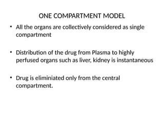 Volume of distribution (pharmacokinetics) | PPTX