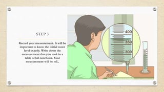 Volume of irregular object | PPTX
