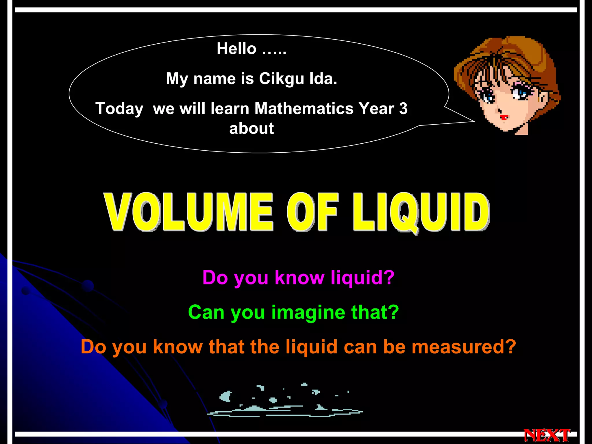 Volume Of Liquid | PPS