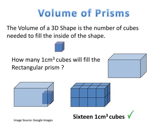 Volume of Prisms | PPT