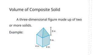 VOLUME OF PYRAMIDS - Definition and Examples | PPTX