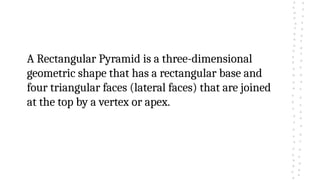 VOLUME OF PYRAMIDS - Definition and Examples | PPTX