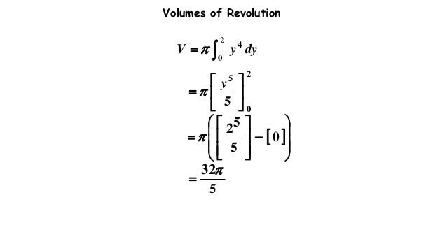 Volume of revolution