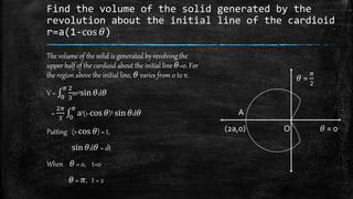 Volume of solid of revolution | PPTX